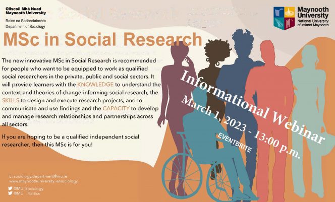 Informational Webinar: the new MSc in Social Research | Maynooth University